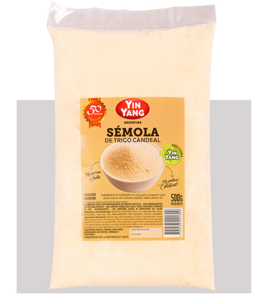 SÉMOLA DE TRIGO CANDEAL – Yin Yang Argentina
